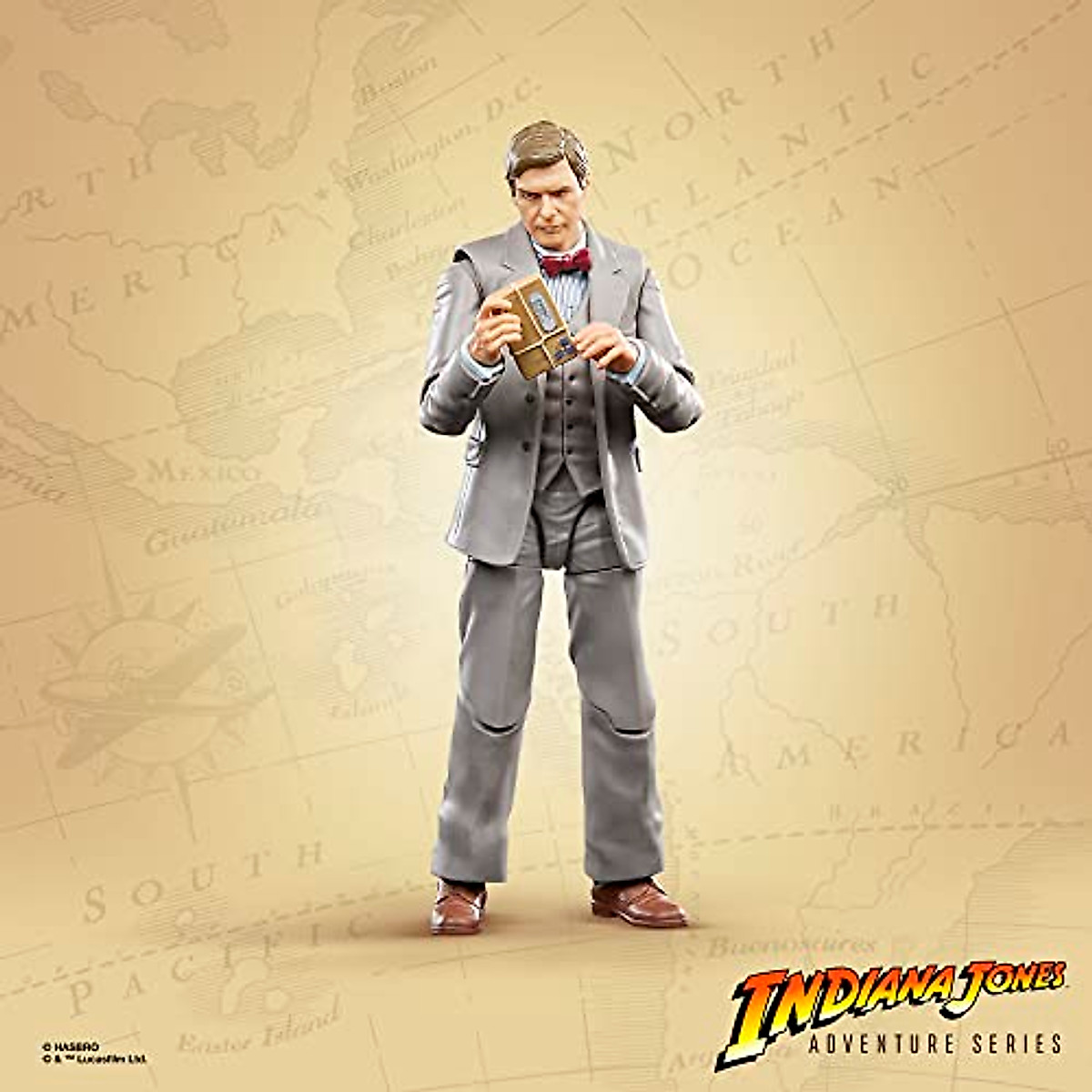 Indiana Jones and The Last Crusade Adventure Series (Professor) Toy, 6-Inch Action Figures, Kids Ages 4 and Up