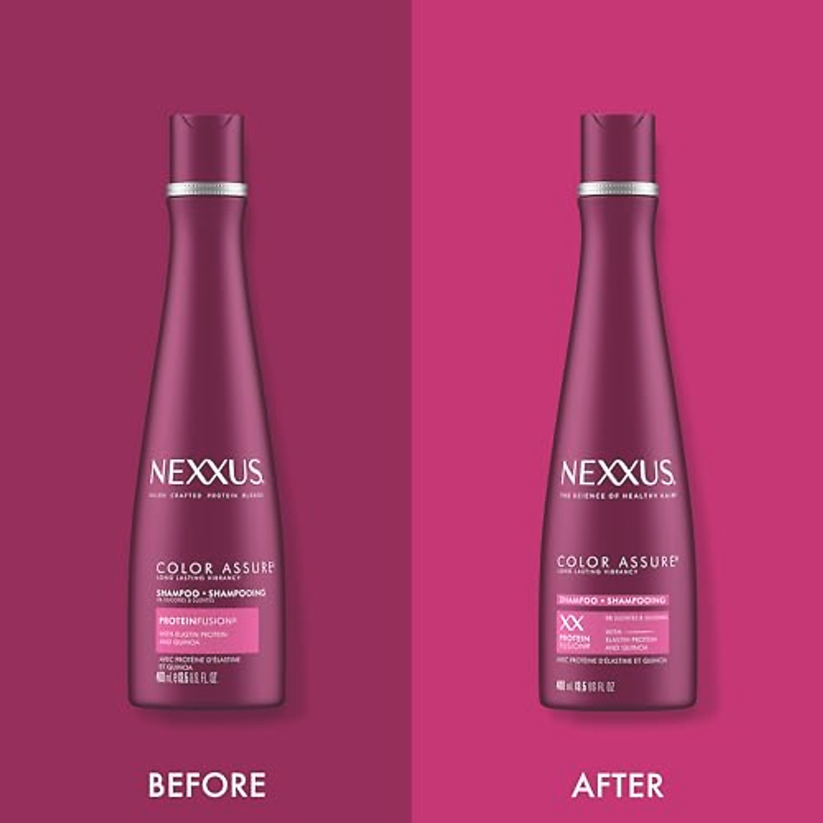 Nexxus Hair Color Assure Sulfate-Free Shampoo with ProteinFusion, For Color Treated Hair Color Shampoo 13.5 oz