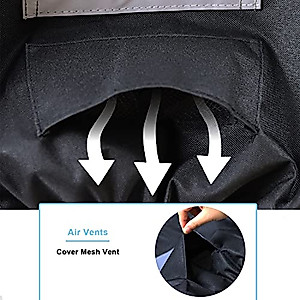 32 inch Built-in Grill Cover for Bull in 45005 30-inch Grill Head Cover for Bull Lonestar 4 Burner Bull Built in Outdoor Bill Outlaw, 87048 Smoker Waterproof Windproof BBQ Grill Top Cover with Handle