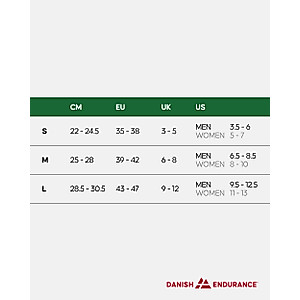 DANISH ENDURANCE 3 Pack Running Socks for Long Distances, Quarter, Men & Women, Multicolor (1x Black, 1x Pink, 1x White), US Women 8-10 // US Men 6.5-8.5