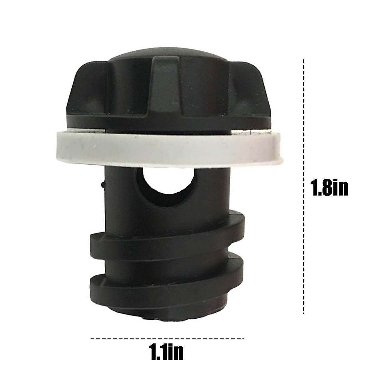 2pcs Cooler Drain Plugs, Cooler Drain Plug Kit Cooler Drain Plug Replacement Compatible with Yeti's Line of Roadie Tundra ORCA Cooler Tank Cooler Water Tank Ice Bucket Accessories