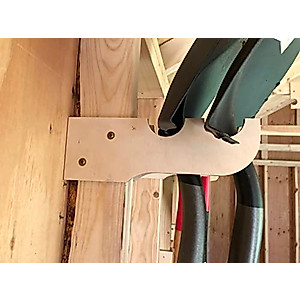 HANGTHIS Up Shed Organiztion Kit | Storage Shed, Garden Shed, Yard and Garden Tools - 10 Total Piecs for The Ultimate in shed, Garden shed, barn Organization w/All Installation Tools.