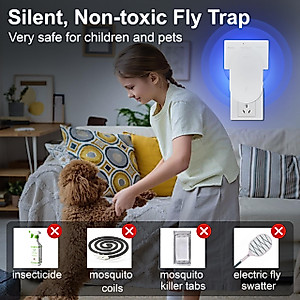 Refill Glue Cards for Fly Trap Indoor, Replacement Glue Card 10 Pack Radar Detectors