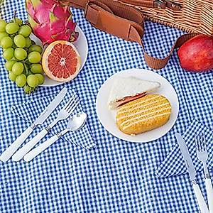 Picnic Basket for 4, Insulated Willow Picnic Baskets with Shoulder Strap, Picnic Hamper with Waterproof Picnic Blanket, Handmade Wicker Hamper for Outdoor, Great Gifts for Thanksgiving, Christmas