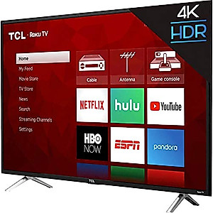 TCL 49" Class 49S403 (48.5" Diag.) 4K Ultra HD Roku LED LCD TV