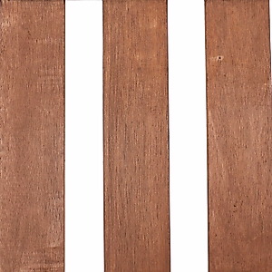 Sunnydaze Solid Meranti Wood 2-Seat Outdoor Garden Bench with Rustic Teak Oil Finish