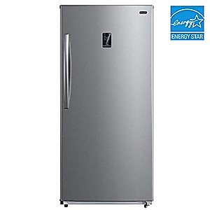 Whynter UDF-139SS/UDF-139SSa 13.8 cu.ft. Energy Star Digital Upright Convertible Deep Freezer/Refrigerator – Stainless Steel