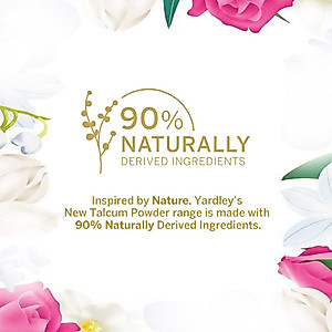 Yardley of London Lily of the Valley Perfumed Talc, 7 Oz, Made in England - NEW FORMULA