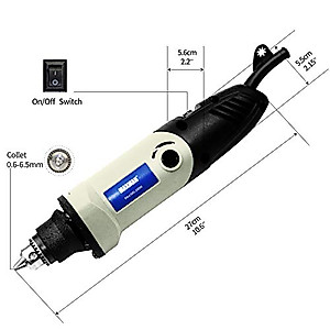 Rotary Tool Kit Variable Speed Power Tool Set,10.6 Inch Electric Drill Die Grinder with 93pcs for Crafting Projects and DIY Creations
