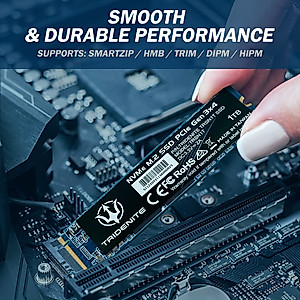 TRIDENITE 1TB NVMe M.2 2280 PCIe Gen 3x4 Internal Solid State Drive (SSD)