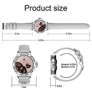 wonlex Smart Watches for Women, Bluetooth 5.2 Sleep Tracker with Heart Rate DIY Background, IP67 Waterproof Health Smartwatches for Android and iPhone Compatible