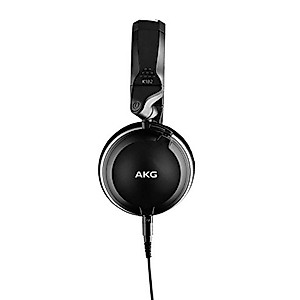 AKG Pro Audio AKG K182PROFESSIONAL Closed-Back Monitor HEADPHONESK182, Black, Standard Size (3103H00030)