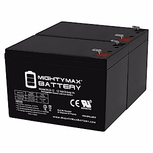 Mighty Max Battery 12v 9ah SLA Battery Replaces leoch djw12-9.0 t2, djw 12-9.0 t2-2pack