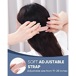 MZOO Sleep Eye Mask for Side Sleeper Men Women, Zero Eye Pressure 3D Sleeping Mask, Light Blocking Patented Design Night Blindfold, Soft Eye Shade Cover for Travel, Pink