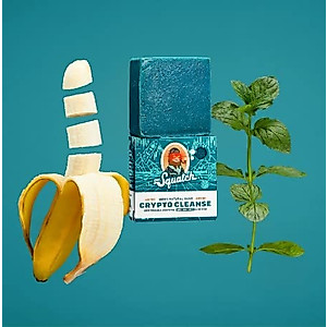 Dr. Squatch All Natural Bar Soap for Men with Medium Grit, Crypto Cleanse