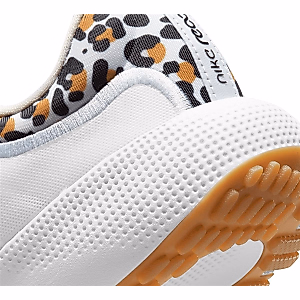 Nike Womens React Escape RN Running Shoes, White/Black-Light Bone-Wheat, 8 M US