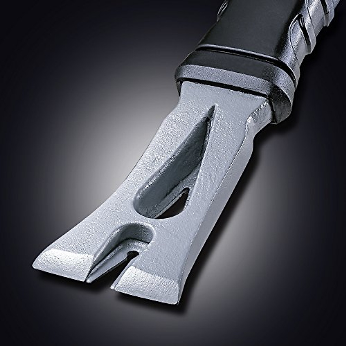 Vaughan 15 Inch Multi-Function Demolition Tool, Hammer, Nail Puller, Multi-Use, Heavy Duty Construction, DIY Hand Tools - Blue 050042