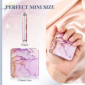 Cindeer Compact Mirror Bulk Small Purse Mirror Portable Pocket Hand Mirror Double Sided Magnifying Makeup Mirror Square with 2X 1x Magnification for Girls Woman Mother Travel(20 Pcs)