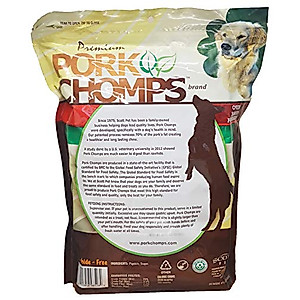 Pork Chomps Baked Pork Skin Dog Chews, 8-inch Rolls, 18 Count