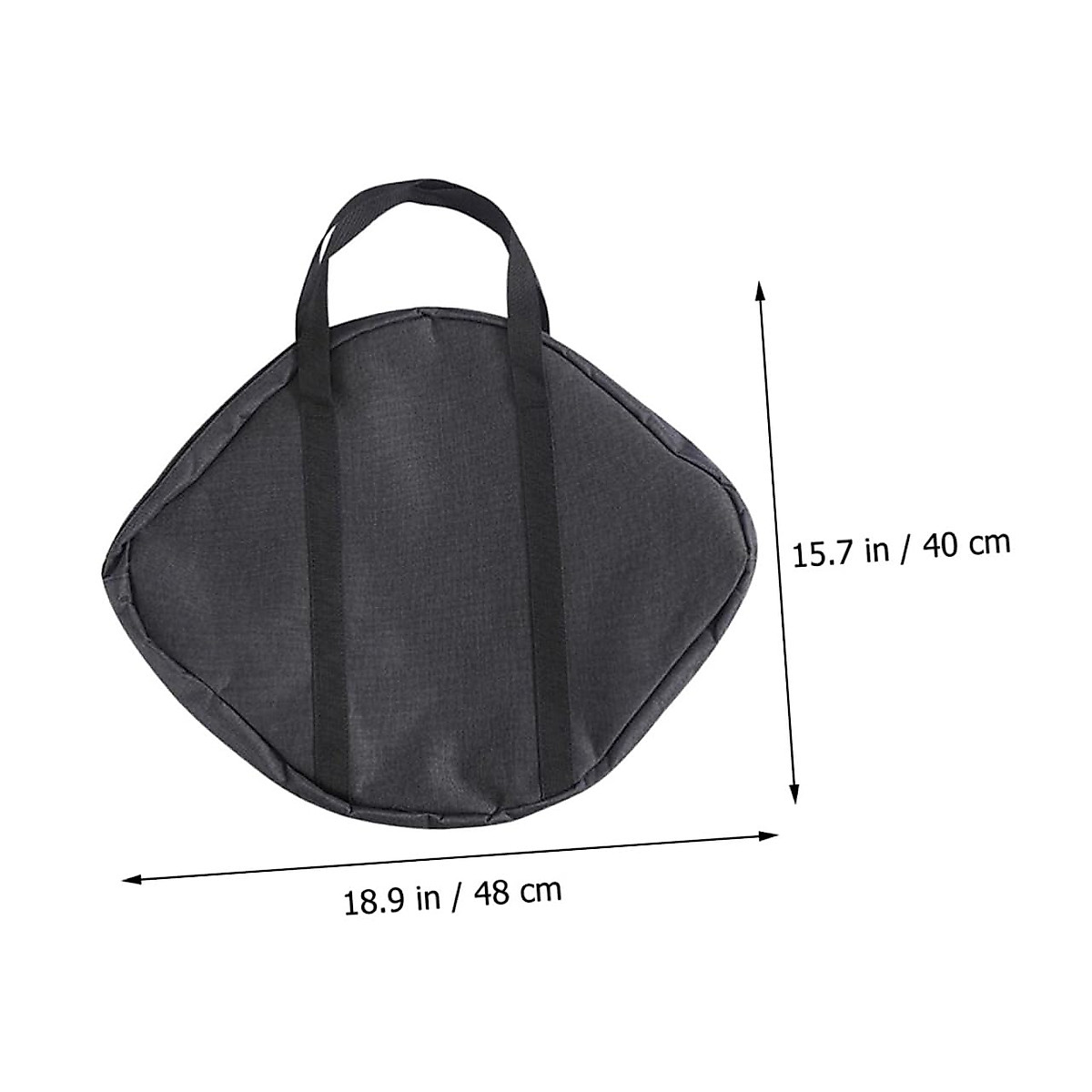 SHOWERORO Outdoor Frying Pan Bag Cast Iron Pan Bag Pan Protectors for Stacking Camp Oven Portable Pan Storage Pouch Barbecue Pan Container Oven Bags Thicken Oxford Cloth Kitchen Utensils