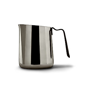 Fellow Eddy Steaming Pitcher - Milk Frother Pitcher with Fluted Spout, Premium Barista Tools for Precision Latte Art, 18/8 Stainless Steel, Polished, 18oz Jug