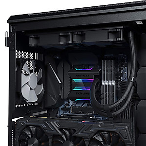 Phanteks (P-GO240MP_DBK01) Glacier One 240MP D-RGB AIO Liquid CPU Cooler, Infinity Mirror Pump Cap Design, 2X Silent 120mm MP PWM Fans, Black