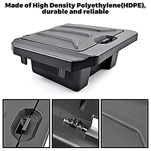 SAUTVS Center Console Dash Storage Box for Polaris RZR PRO XP/PRO R/Turbo R, Center Compartment Box Storage Bin for Polaris RZR PRO XP/ XP4 2020-2023, RZR PRO R/Turbo R 2022 2023 Accessories