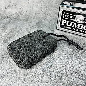 Super Hard Pumice Stone for Feet, Body, Hands [Designed in Japan] Foam Glass-made Pumice Stone for Hard and Tough Callus and Dead Skin