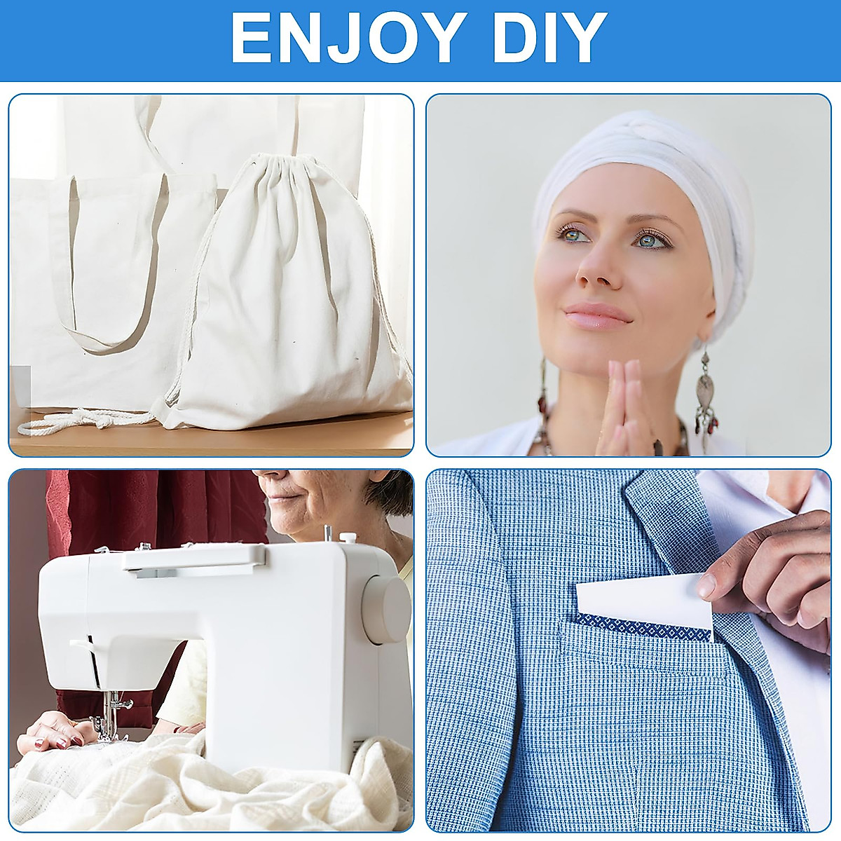 10 Pcs Embroidery Fabric Squares White Cotton Fabric Natural Cotton Embroidery Cloth Fabric Precut Cross Stitch Fabric Classic Aida Cloth Cotton Fabric for Embroidery Garment Craft (7.9 x 7.9inch)