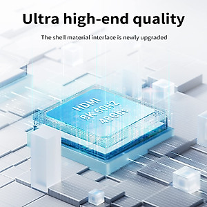 NEWCARE 8K HDMI 2.1 Switch Splitter, HDMI Switch 4K 120Hz, 3 Port HDMI Switcher Selector Box, Supports VRR 8K@60Hz, 4K@120Hz, 4K@60Hz 48Gbps for PS4/5 Roku Xbox TV Monitor Projector