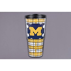 Magnolia Lane 71704 MI 24 Oz Tumbler W/Lid, Multicolor