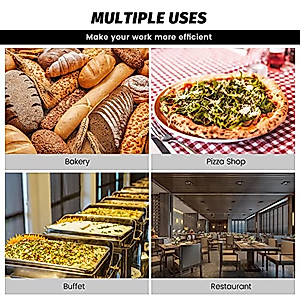 EASYROSE Electric Dough Sheeter Machine 370W Max 11.8" Pizza Dough Roller Sheeter, Automatic Commercial Pizza Dough Press Machine, Noodle Bread Pasta Maker