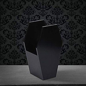 Underground Whispers Gothic Kitchen Utensils Holder – Remote Control Caddy, Brush Holder - Storage & Organization of Accessories for Home, Bedroom, Kitchen, Art Supplies - Decor for Goth Room (black)