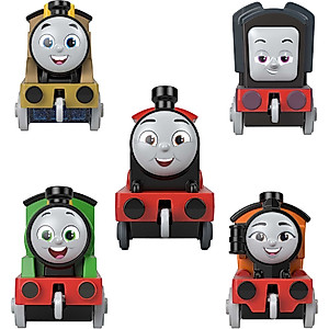 Fisher-Price Thomas Friends of Sodor 5-pack die-cast push-along toy train engines for preschool kids ages 3 years and older [Amazon Exclusive]