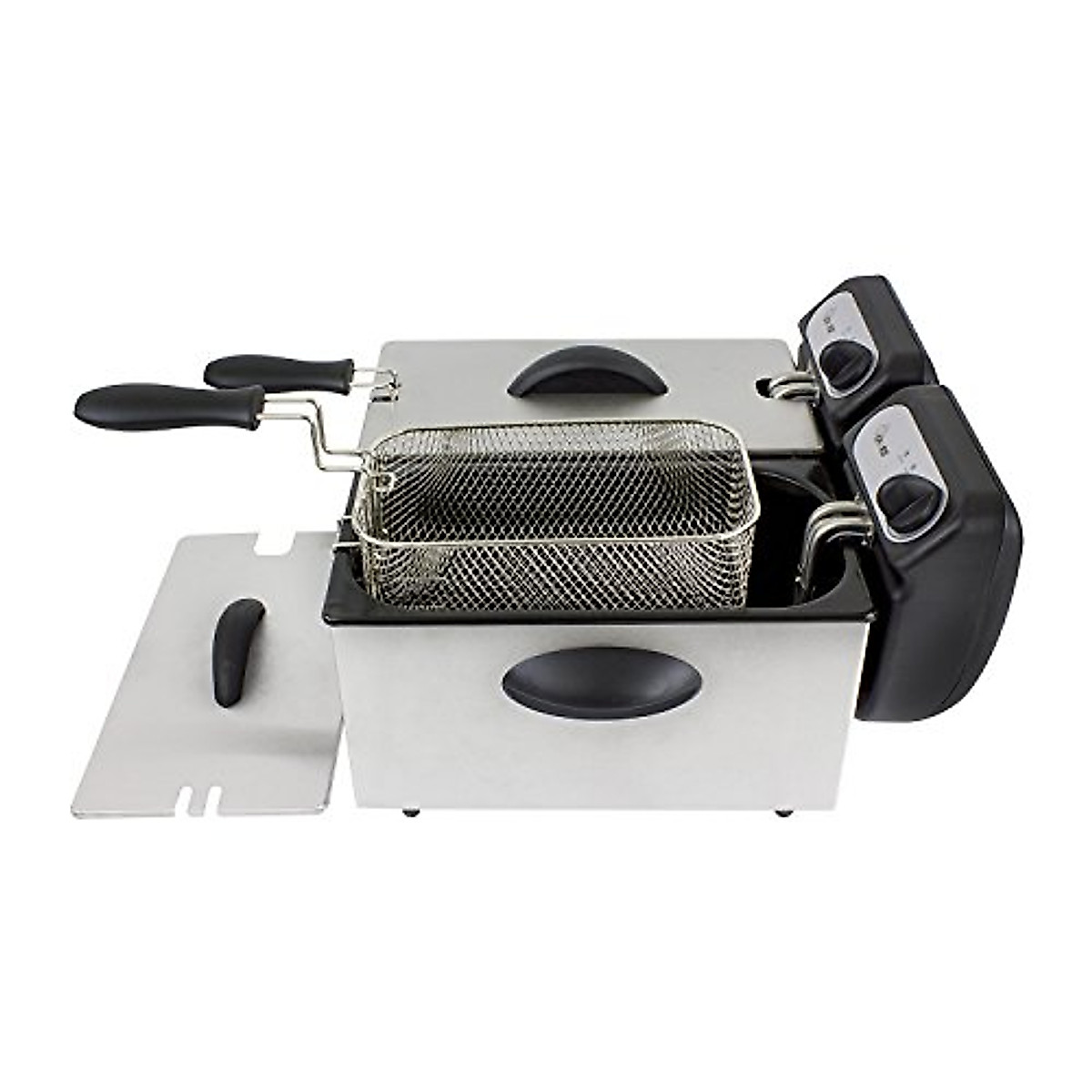 CHARD DF-6E, Dual Tank Deep Fryer, Stainless Steel, 6 liter, 1500 watts