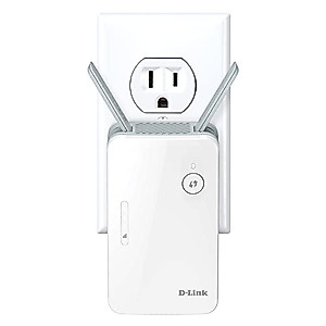 D-Link E15 Eagle Pro AI Mesh WiFi 6 Range Extender AX1500, Repeater and Signal Booster for Home Wireless Internet Network, Wall Plug In