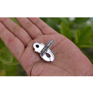 Rekha Gems Rose Quartz Ring-925 Sterling Silver Ring-Vintage Ring-Handmade Ring-Birthday Gift-Pink Gemstone Ring-Boho and Hippie Ring-Birthstone Ring-Rose Quartz Jewelry- ROS43(A) (11 US)