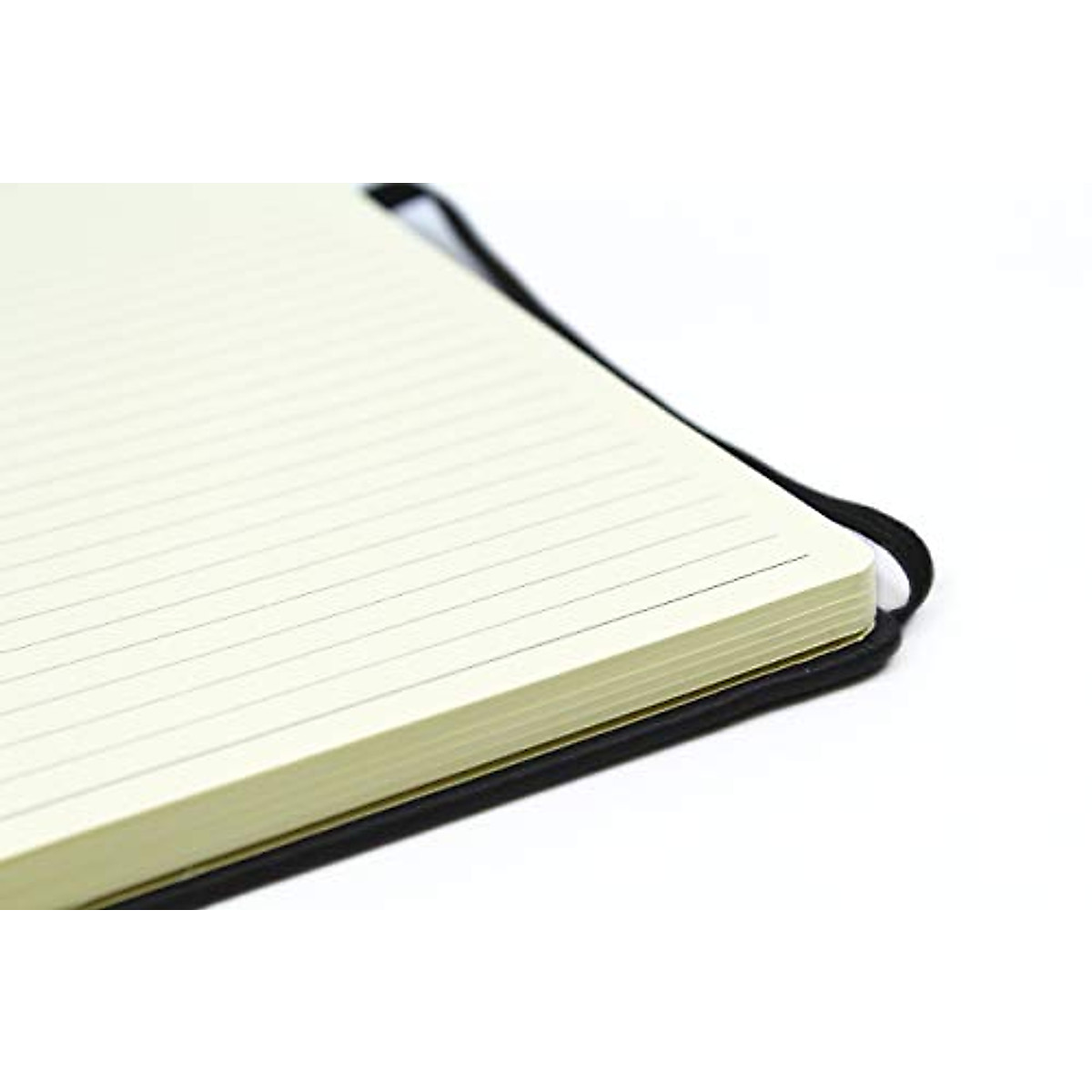 Silvine A6 Executive Soft Feel Notebook Black. 160 Pages (80 Sheets) Ruled 7mm feint. Ref 196BK