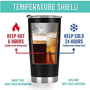 CHICKOR Grandpa Gifts For Birthday, Christmas - You Cant Tell Me What To Do Granddaughter Tumbler 20 Oz - Grandma And Grandpa Mug - New Grandfather Gift - Promoted To Great Grandparents Cup