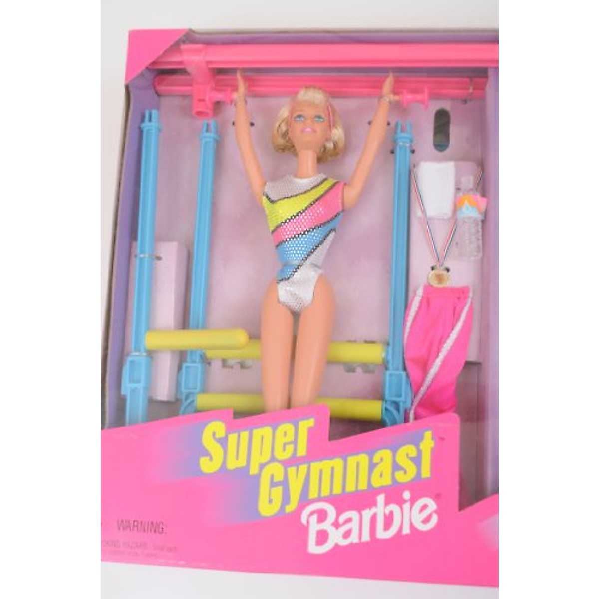 Super Gymnast Barbie Doll with Wired Remote Control 1999 From Mattel