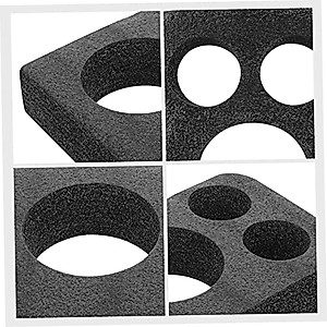 5pcs Foam Drink Holder Milk Tea Tray Foam Tray Cup Holder Foam Cup Glass Holder Milk Cup Tray Takeout Coffee Cup Holder Cup Carrier Coasters for car Cup Trays Bottle Rack re-usable
