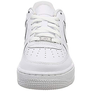 Nike Air Force 1, White/White, 6 US Unisex Little Kid