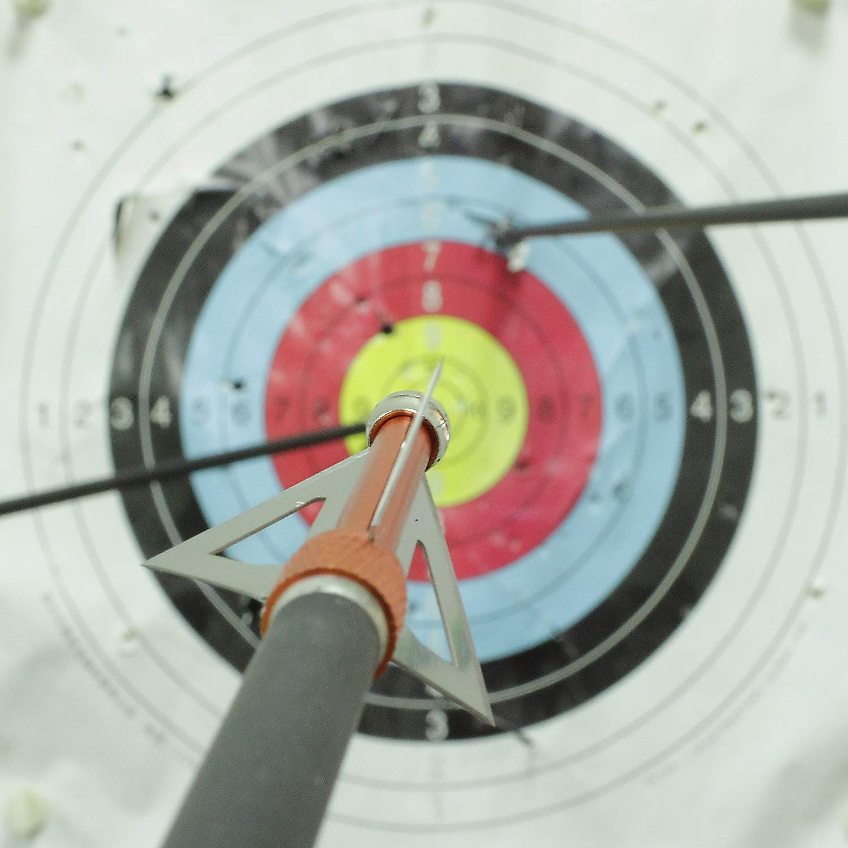 maifield 125 Grain 3 Fixed Blade Bowhunting Broadheads 12 Pcs 1 1/4 Cutting Diameter Screw-in Archery Hunting Head Arrow Tip Crossbows and Compound Bow Arrows (125 Grain 12PK)