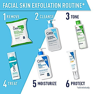 CeraVe SA Cleanser | Salicylic Acid Cleanser with Hyaluronic Acid, Niacinamide & Ceramides| BHA Exfoliant for Face | Fragrance Free Non-Comedogenic | 8 Ounce