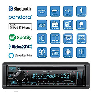 Kenwood KDC-BT34 CD/BT Audio Receiver