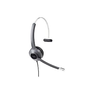 CISCO Headset 521, Wired Single On-Ear 3.5mm Headset with USB-A Adapter, Charcoal, 2-Year Limited Liability Warranty (CP-HS-W-521-USB=)