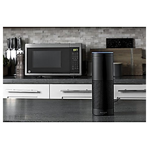 GE Smart Countertop Microwave Oven | Complete with Scan-to-Cook Technology and Wifi-Connectivity | 0.9 Cubic Feet Capacity, 900 Watts | Smart Home & Kitchen Essentials | Stainless Steel