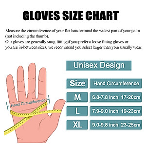 ViGrace Winter Warm Touchscreen Gloves for Men and Women Touch Screen Fleece Lined Knit Anti-Slip Wool Glove (Gray, Medium)