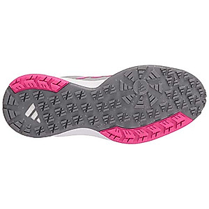 Adidas Women's Golf Shoe, Grey/Screaming Pink/Grey, 8