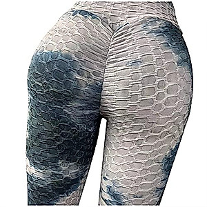 Workout Leggings for Women High Waist, Womens Workout Tummy Control Yoga Pants Sports Exercise Athletic Tights Black